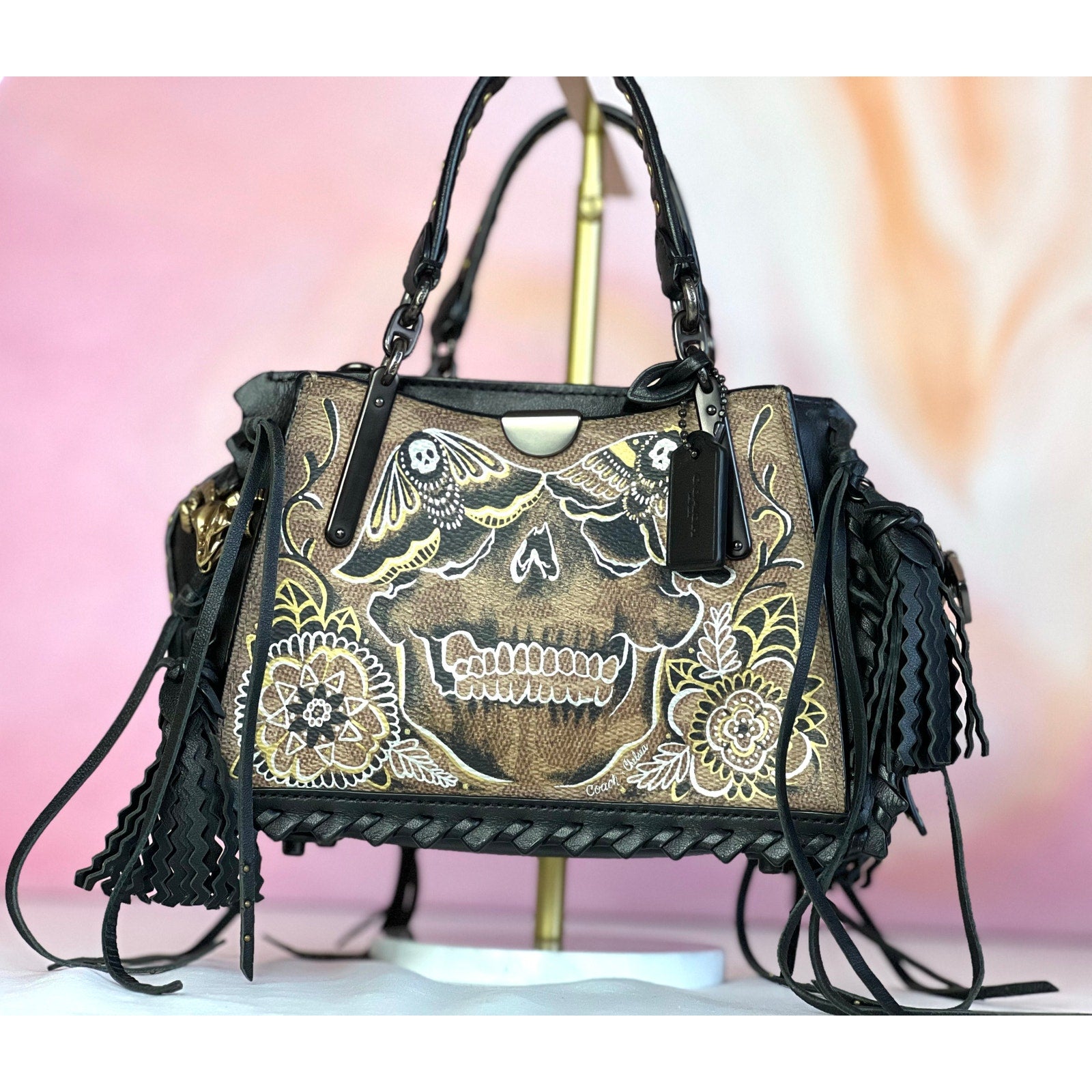 Coach x Chelsea dreamer 21 mini satchel With Moth & skull – Maggsbags